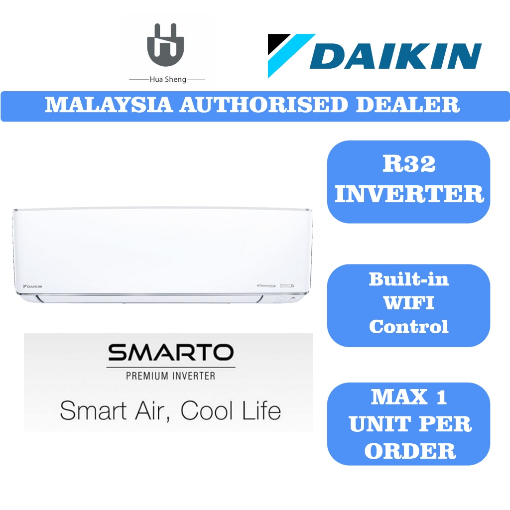 DAIKIN R32 INVERTER SMARTO PREMIUM INVERTER FTKH28BV1MF | Shopee Malaysia