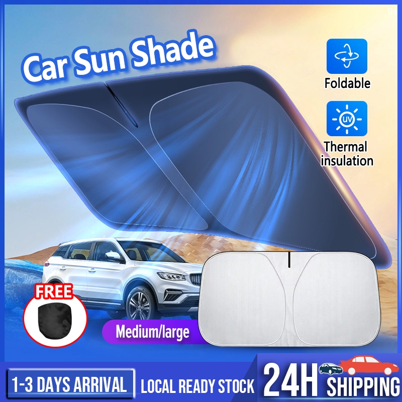 New Car Sunshade Foldable Front Sunscreen Front Sunshade Windscreen Car ...