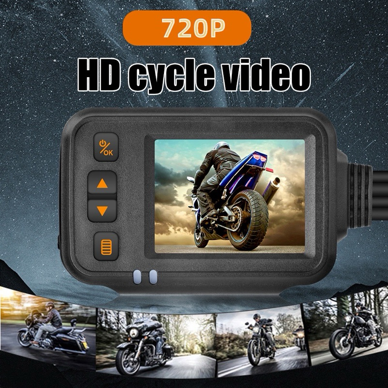 Ekleva Full Body Waterproof Motorcycle Camera SE30 Motorcycle Dash Cam ...