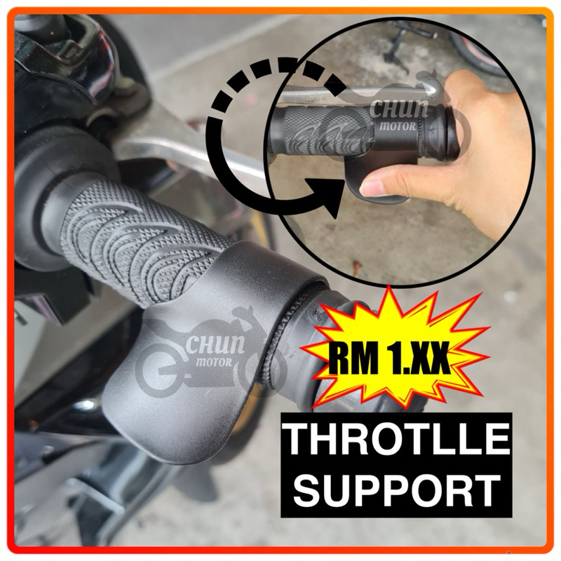 Universal Throttle Support / Hand Wrist Rest / Minyak Cable Penahan ...