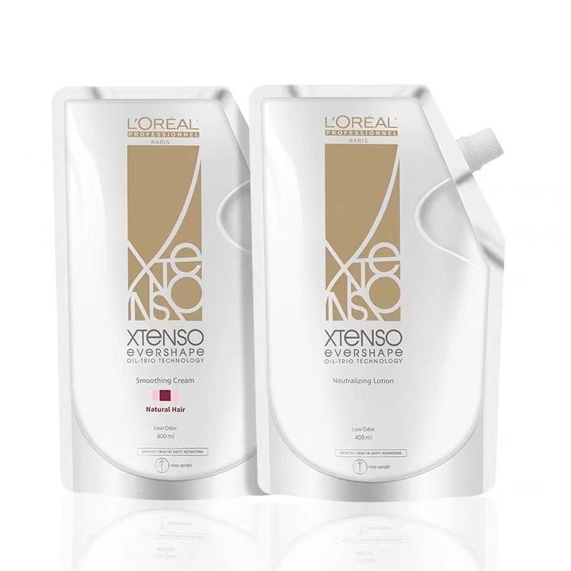 Loreal X-Tenso Rebonding Cream /Neutralizer Krim Lurus Rambut 400ML ...