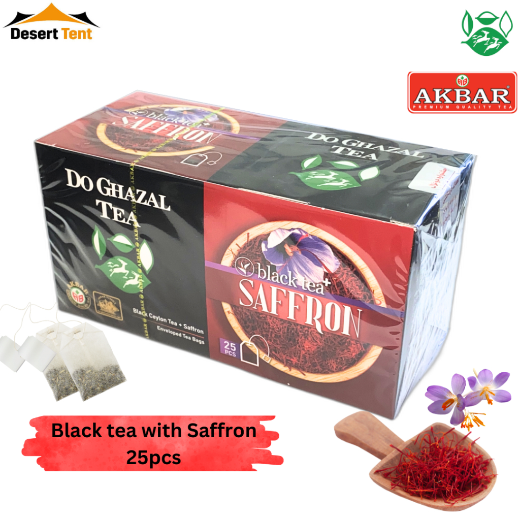BLACK TEA WITH SAFFRON-Iranian saffron | Shopee Malaysia