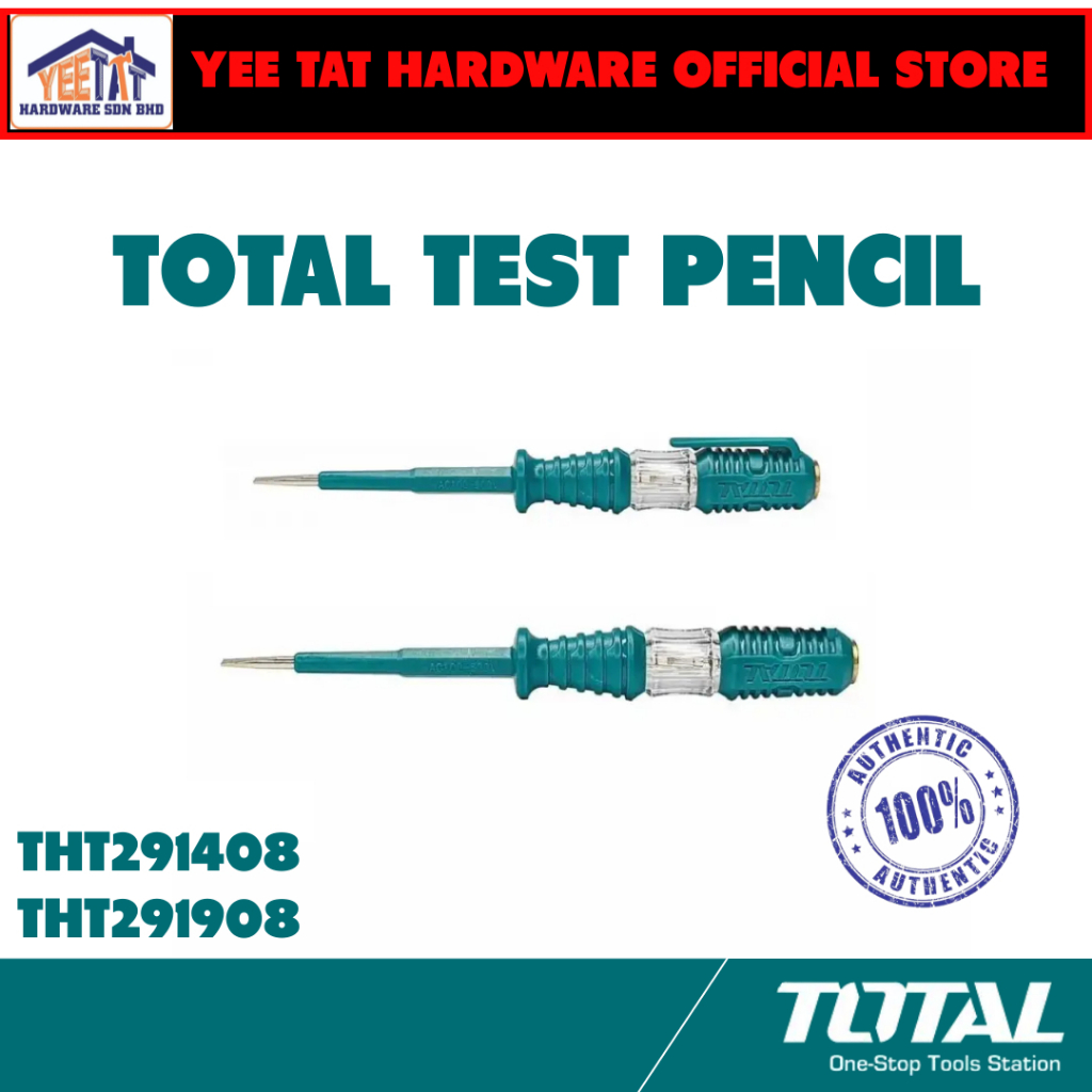 [ TOTAL ] THT291408 THT291908 TEST PEN (3X140mm) (4x190mm) | Shopee ...