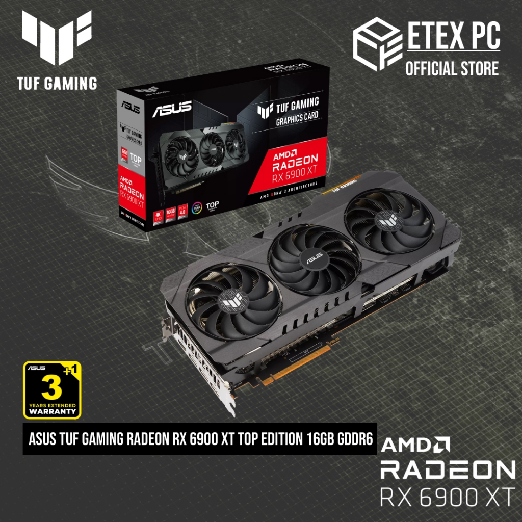 ASUS TUF Gaming Radeon RX 6900 XT Top Edition 16GB GDDR6 # AC-90YV0GE1 ...