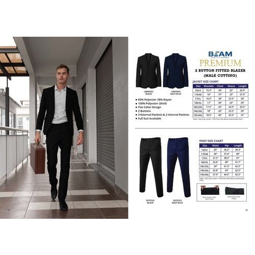 CBM35 PREMIUM 2 BUTTON FITTED BLAZER (MALE CUTTING) | Shopee Malaysia