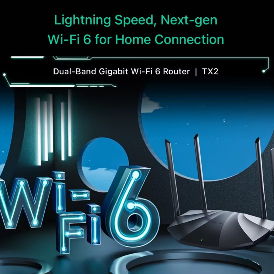 Tenda TX2 AX1500 WiFi 6 Router Dual Band Gigabit Wireless Router ...