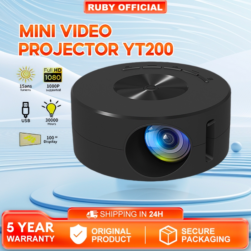 Mini Projector 4K Android Full HD For Phone Portable Theater Home Projector Youtube Netflix ...