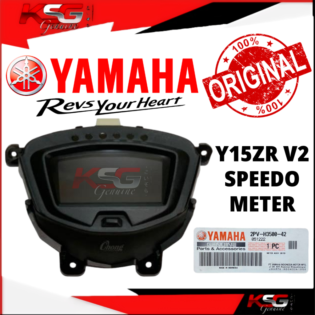 YAMAHA Y15 Y15ZR V2 SPEEDOMETER 💯 % ORIGINAL YAMAHA METER ASSY 2PV-H3500-42 | Shopee Malaysia