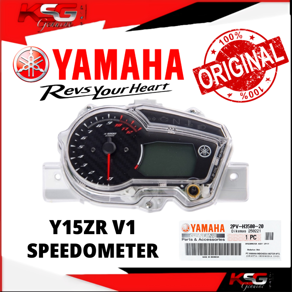 YAMAHA Y15 Y15ZR V1 SPEEDOMETER 💯 % ORIGINAL YAMAHA METER ASSY 2PV ...