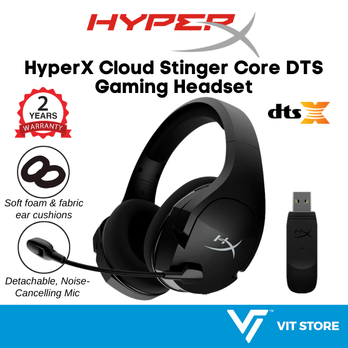 HyperX Cloud Stinger Core Wireless / 3.5mm Wired Gaming Headset DTS ...