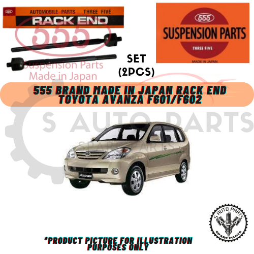 TOYOTA AVANZA F601/F602 555 BRAND MADE in JAPAN RACK END | Shopee Malaysia