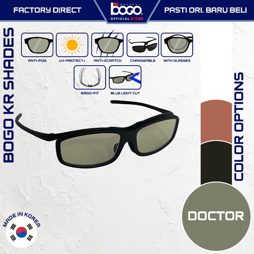 BOGO Premium Sunglasses (Lens Swappable) Cermin Mata Hitam Shades Over ...