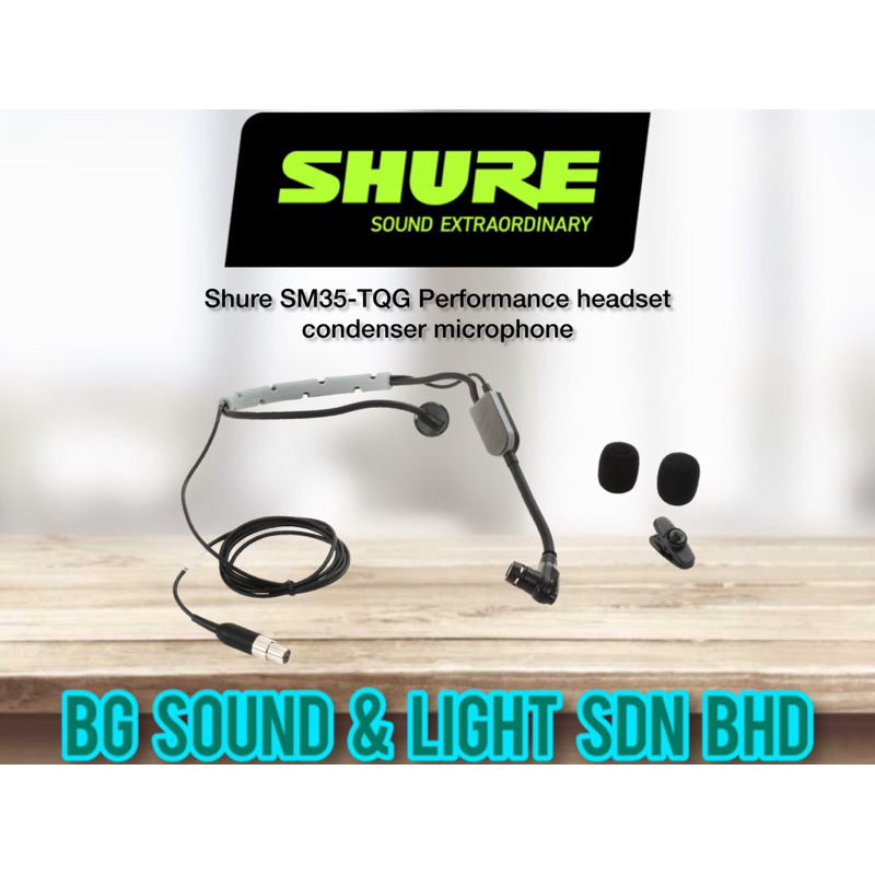 Shure SM35-TQG Performance Headset Condenser Microphone | Shopee Malaysia