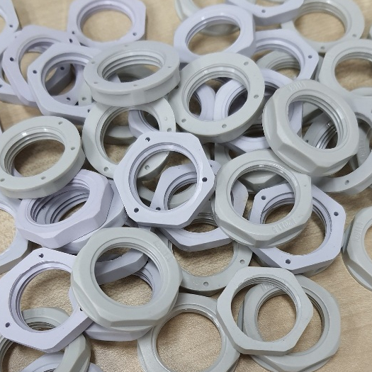 M20 X 1.5mm thread locknut, PVC M20 locknut for cable gland | Shopee ...