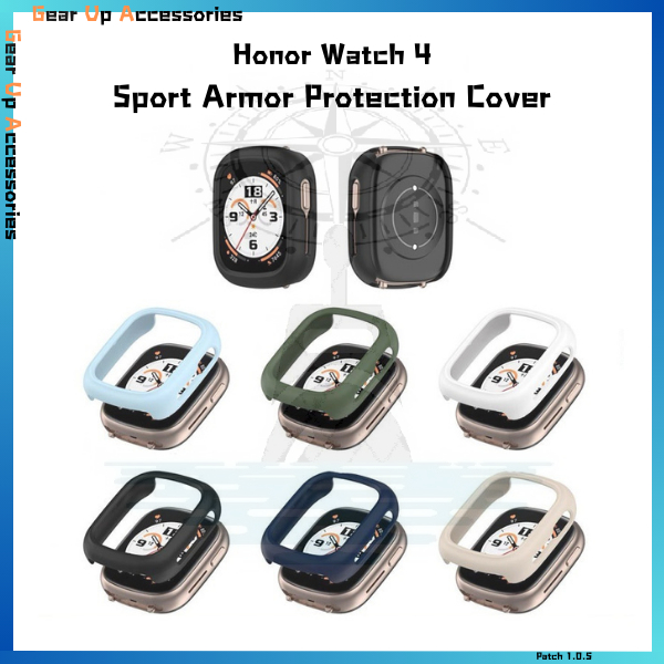 Honor Watch 4 Sport Armor Protect Cover, Soft Bumper Casing | 3D Full ...