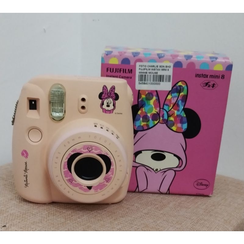 CAMERA FUJIFILM INSTAX MINI 8 MINNIE MOUSE DISNEY | Shopee Malaysia