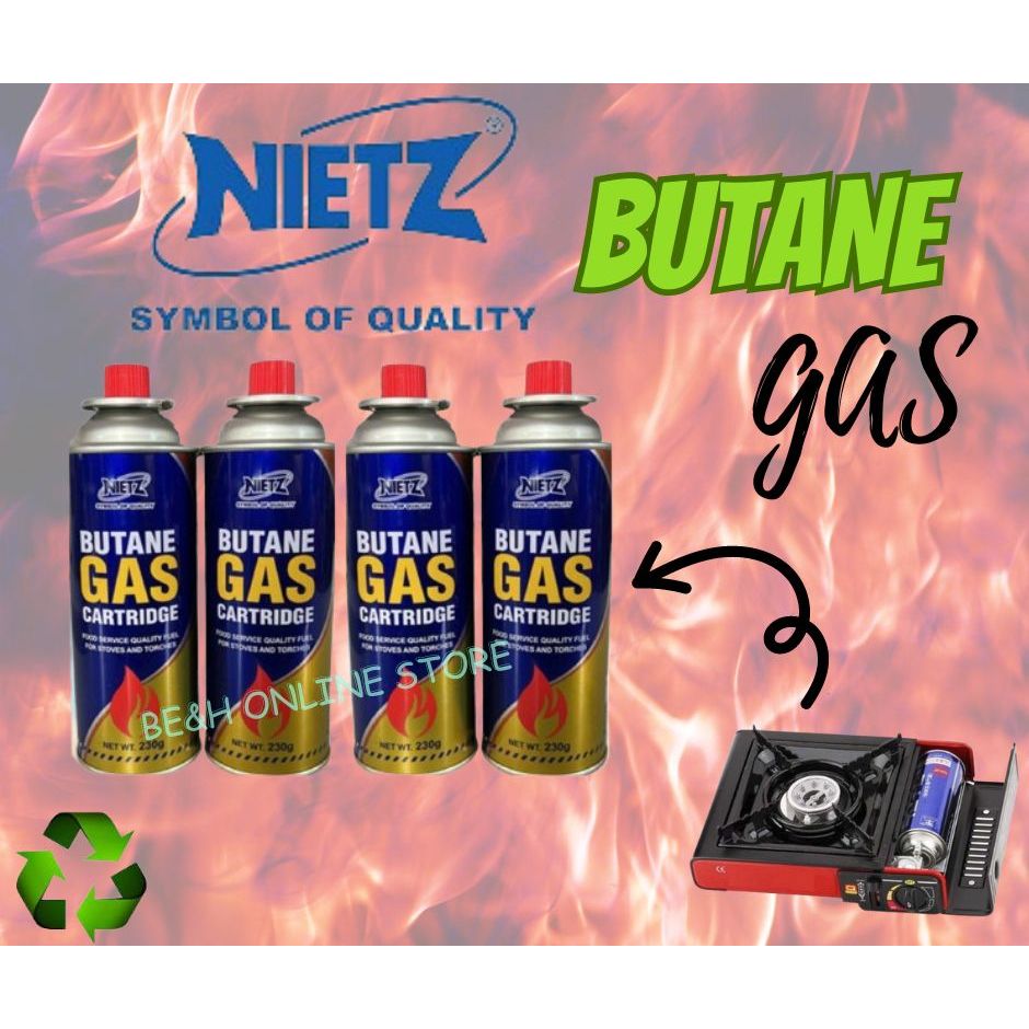 BUTANE GAS NIETZ CATRIDGE HIGH QUALITY PORTABLE STOVE MULTI PURPOSE GAS ...