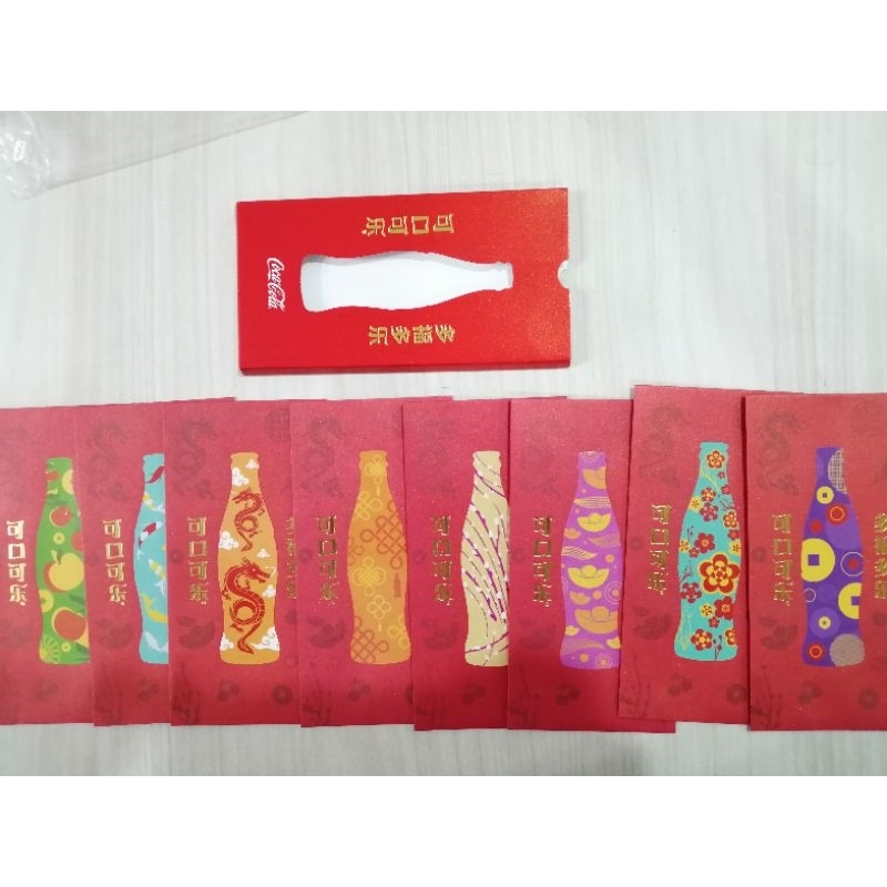 Malaysia Coca Cola Coke CNY Angpow set with envelope | Shopee Malaysia