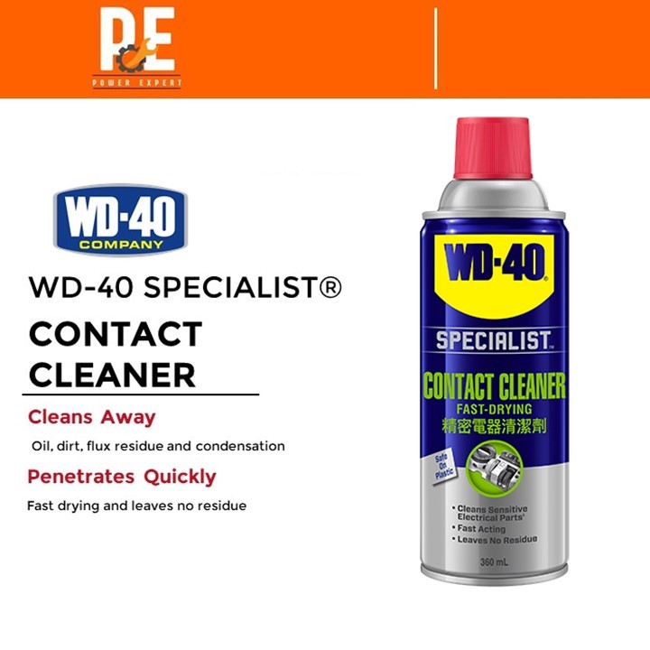 WD40 SPECIALIST CONTACT CLEANER FAST DRYING JOYSTICK CLEANER ELECTRICAL ...