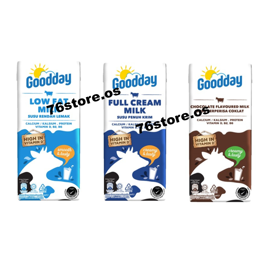 [FS NO SABAH/SARAWAK] GOODDAY FULL CREAM UHT MILK [1 LITRE] | Shopee ...