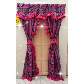 LANGSIR TEBAL 2 RUANG ,3 RUANG DAN PINTU BILIK TIDUR ( PINK 0720 ...