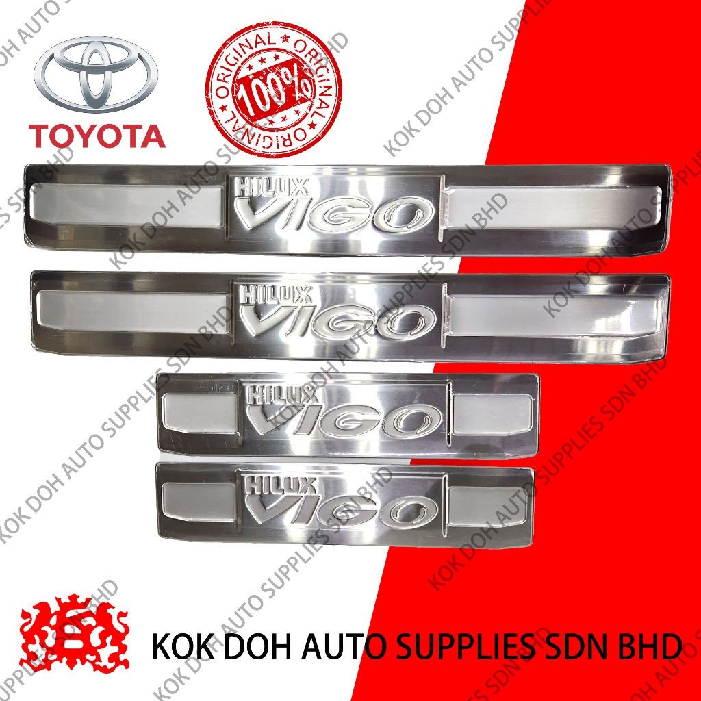 [100% ORIGINAL]TOYOTA SCUFF PLATE SET /HILUX(KUN25 /KUN26) /PZ024-0K019 ...