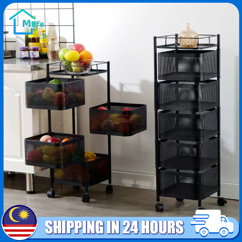 Rak Rack shelf Storage Rack 5-layer stainless steel Stainless Steel ...
