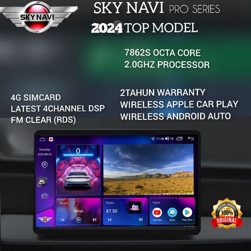 SKY NAVI PRO SERIES 3D 360 BIRD VIEW CAMERA CAR ANDROID PLAYER | Shopee ...