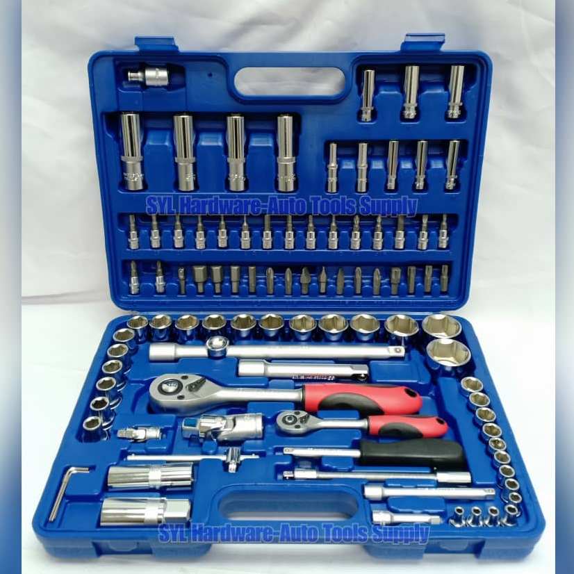 95PCS X 1/4" & 1/2" BOX SOCKET SET 6PT (SB TOOLS) | Shopee Malaysia