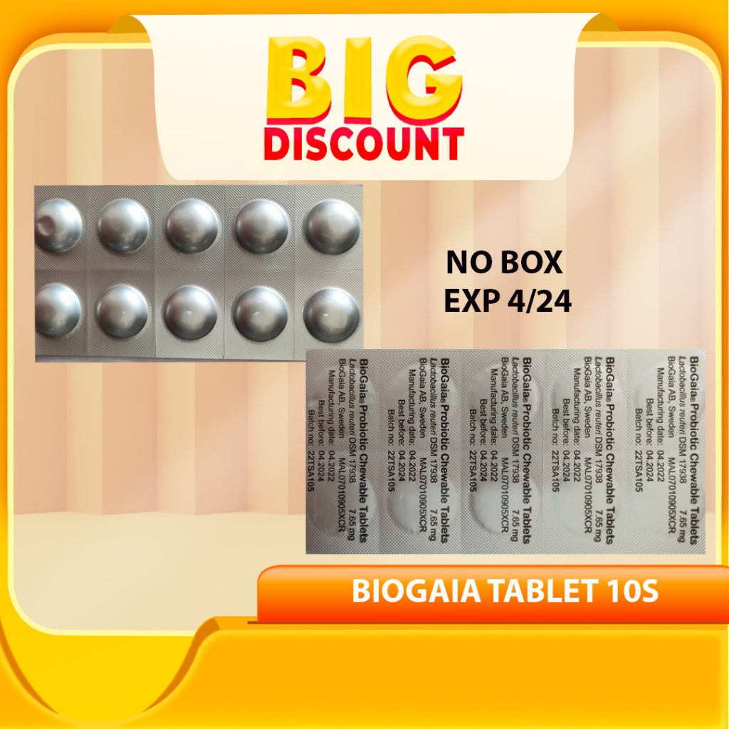 BioGaia Probiotic Chewable Tablets 30S/ 30SX2/ 30SX4 | Shopee Malaysia