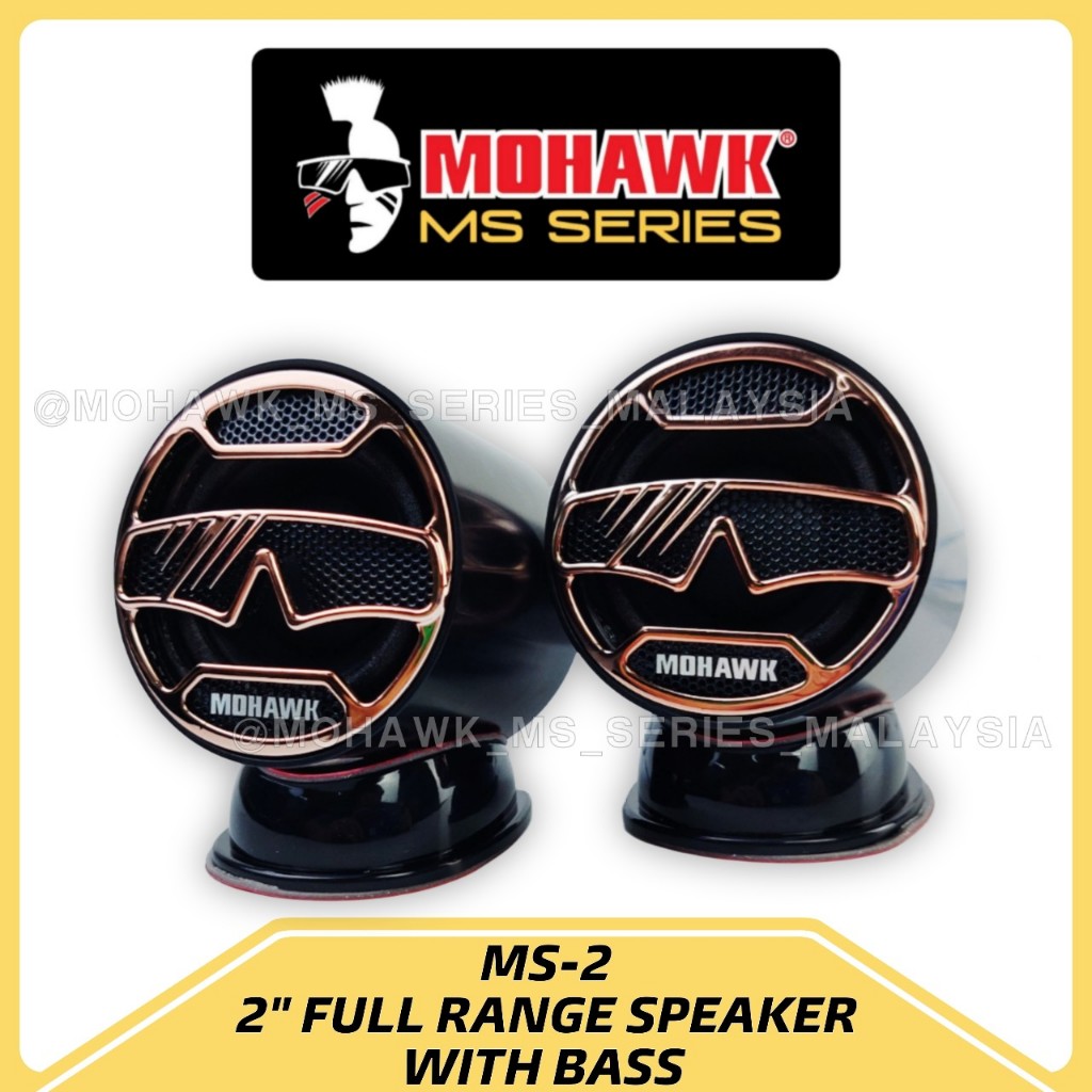 MOHAWK MS Series PRO MS-2 2'' inch Full Range Speaker High mid tweeter ...