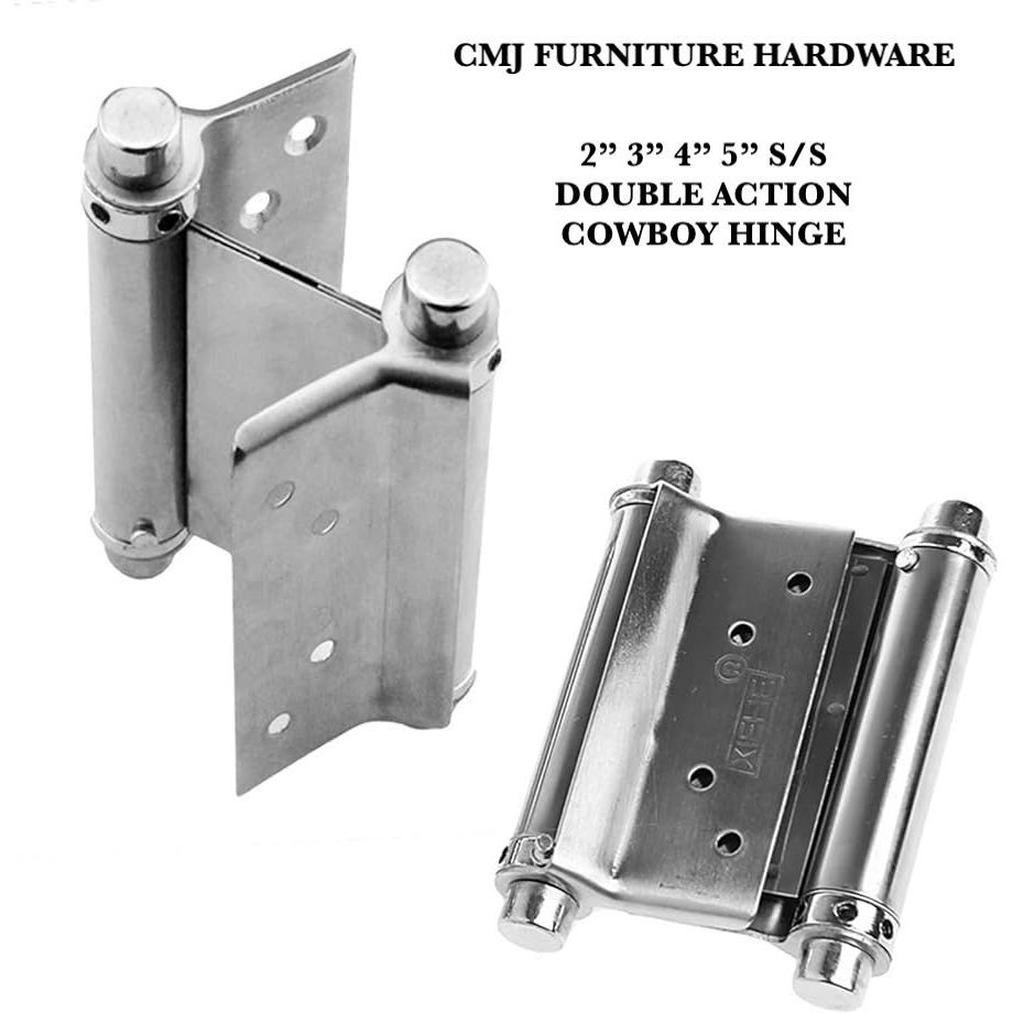 Stainless Steel Double Action Cowboy Hinge 3" 4" 5" | Shopee Malaysia