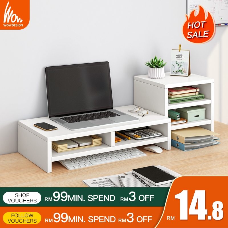Monitor Stand Raiser Screen Increase Shelf Base Riser Laptop Stand ...