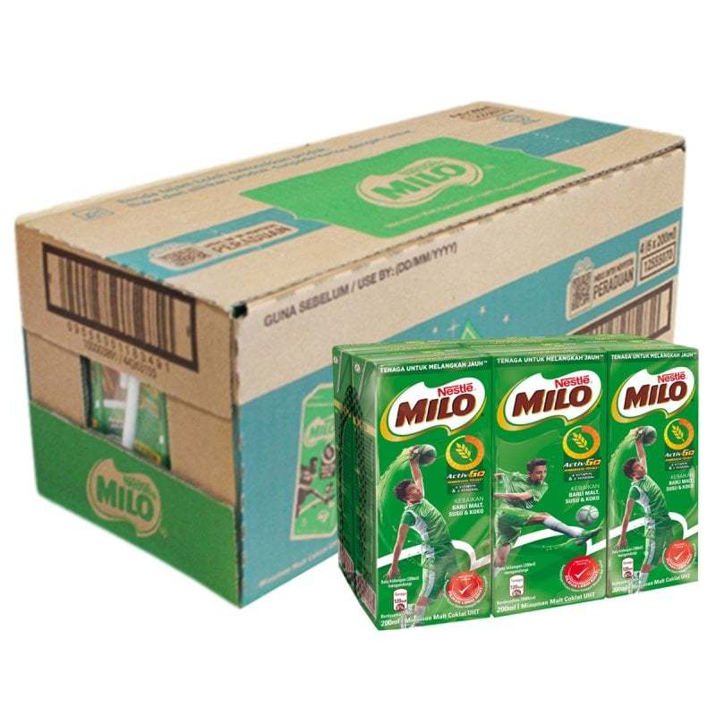 NESTLE Milo ACTIV-GO UHT 200ml ×24pcs /Milo Kotak | Shopee Malaysia
