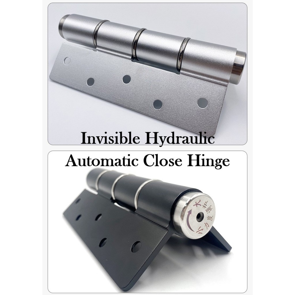 PA 5'' 6'' Invisible hydraulic buffering hinge door Automatic Close ...