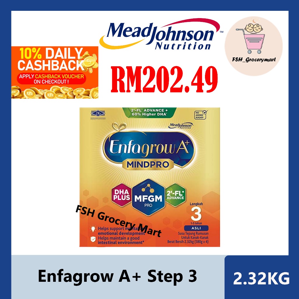Enfagrow A+ Step 3 (Original / Vanila) (2.4KG / 2.32KG) | Shopee Malaysia