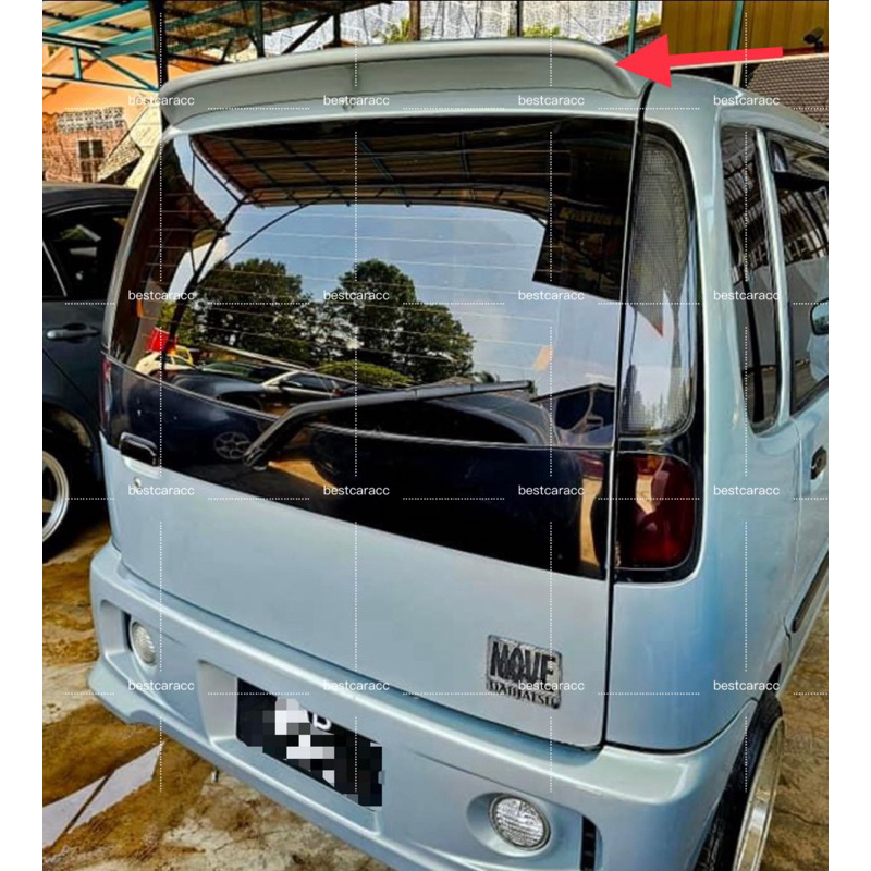 🔥PERODUA KENARI OE SPOILER FIBERGLASS NO PAINT | Shopee Malaysia