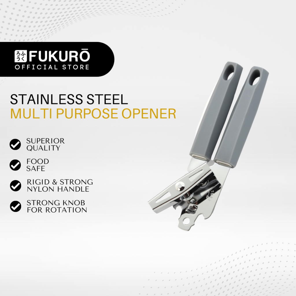Fukuro Stainless Steel Multi Purpose Can Opener / Stainless Steel ...