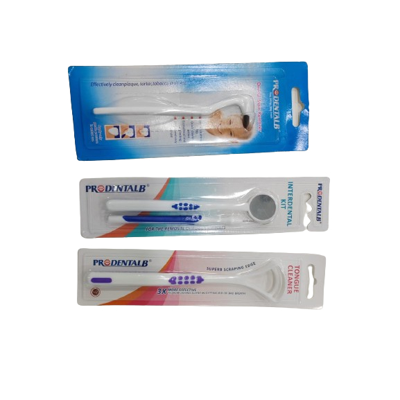Prodental B Interdental Kit / Dental Stain Remover / Tongue Cleaner ...