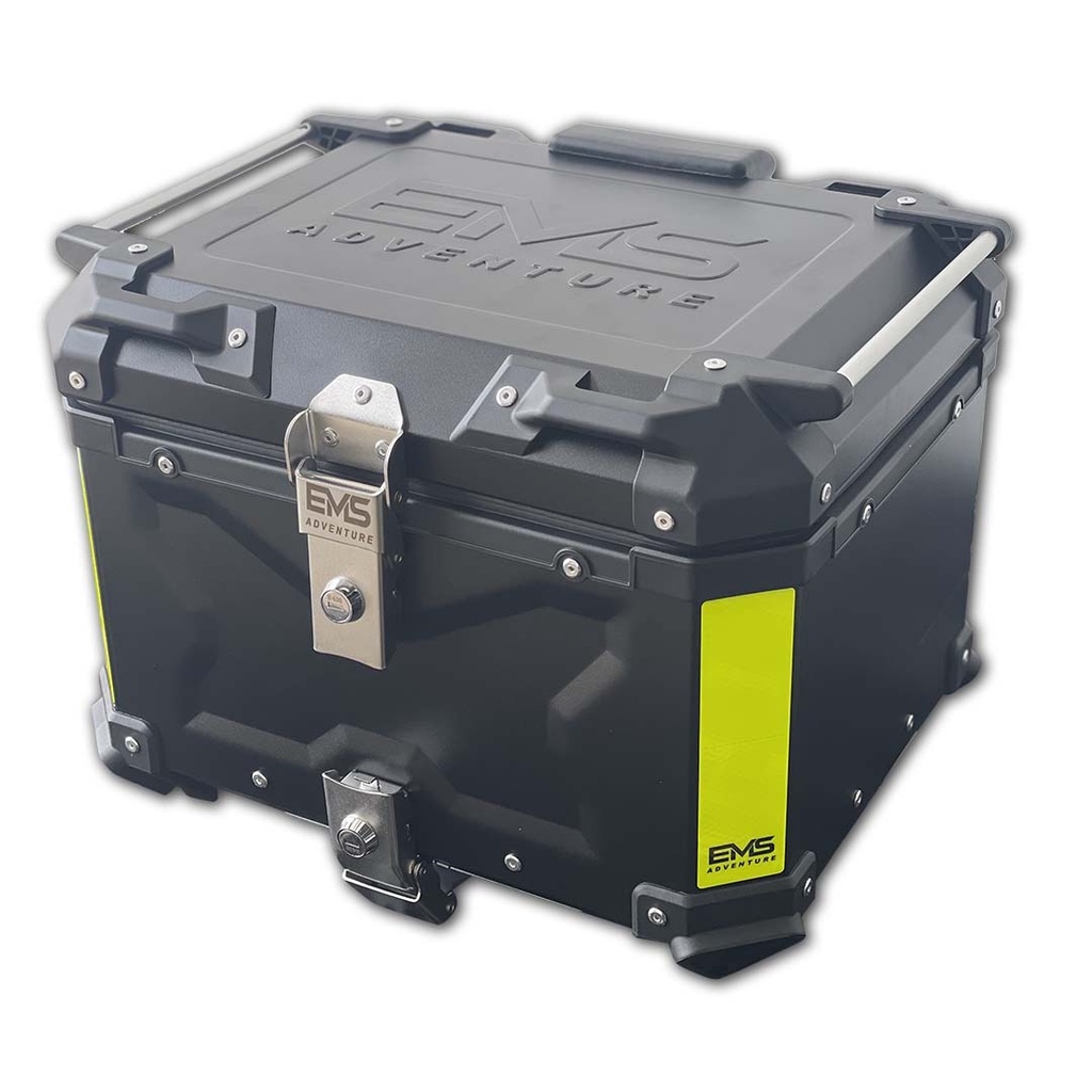 100% ORI} EMS ADVENTURE TOP BOX ALUMINIUM X 45 / 28 / 32 LITER BLACK ...