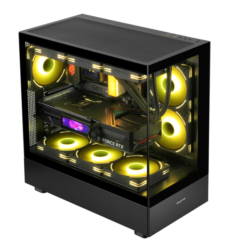 Segotep ENDURA PRO+ BLACK / WHITE / DRAGON MEGAVIEW Tower EATX ATX MATX ...