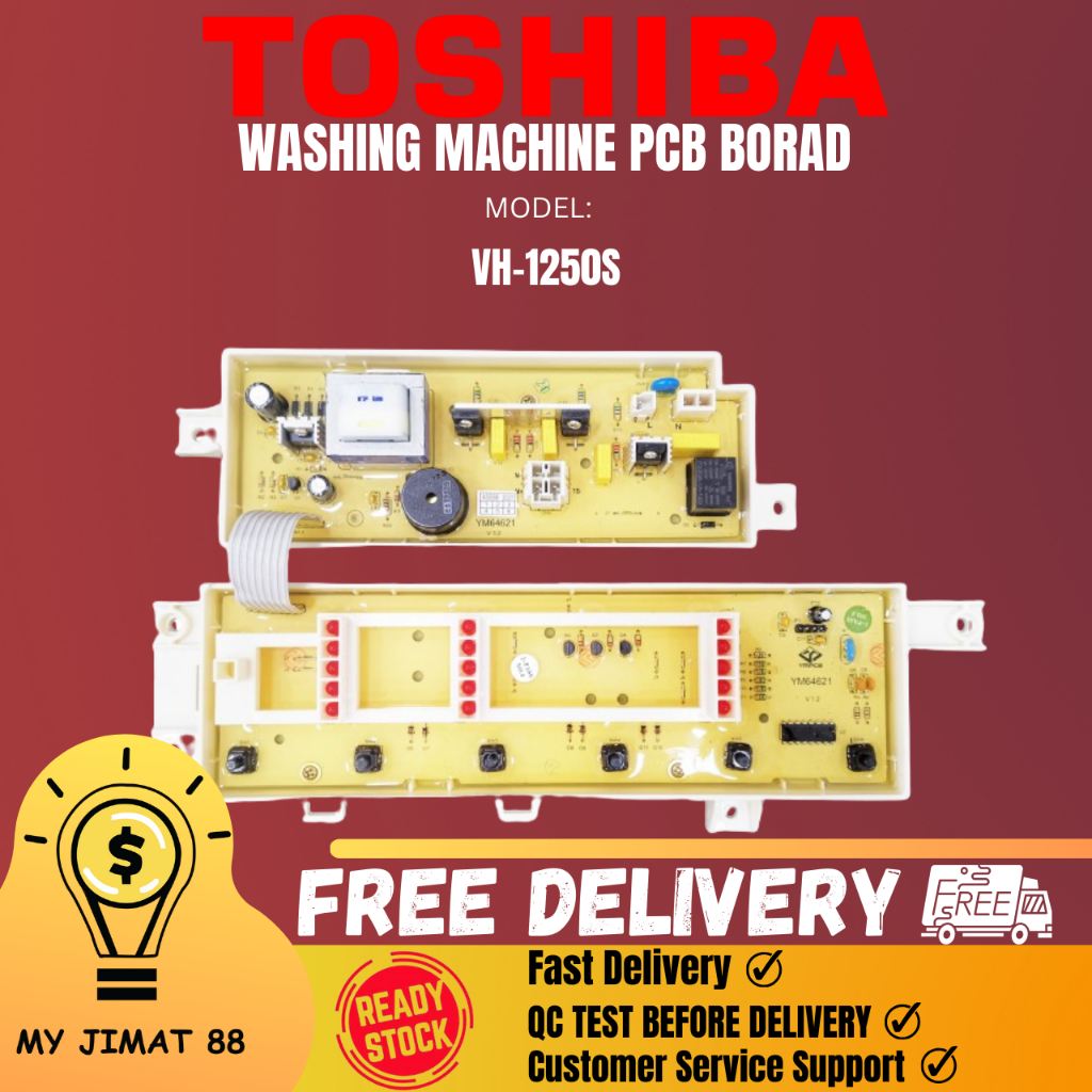 VH-1250S TOSHIBA WASHING MACHINE PCB BOARD | Shopee Malaysia