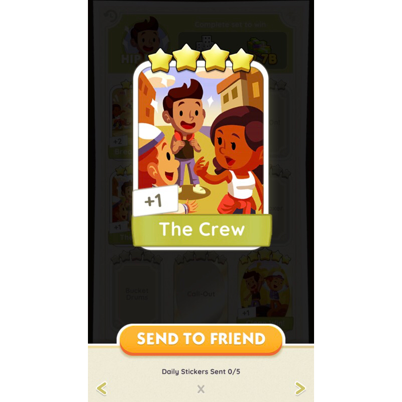 The Crew Sticker MonopolyGO! | Shopee Malaysia