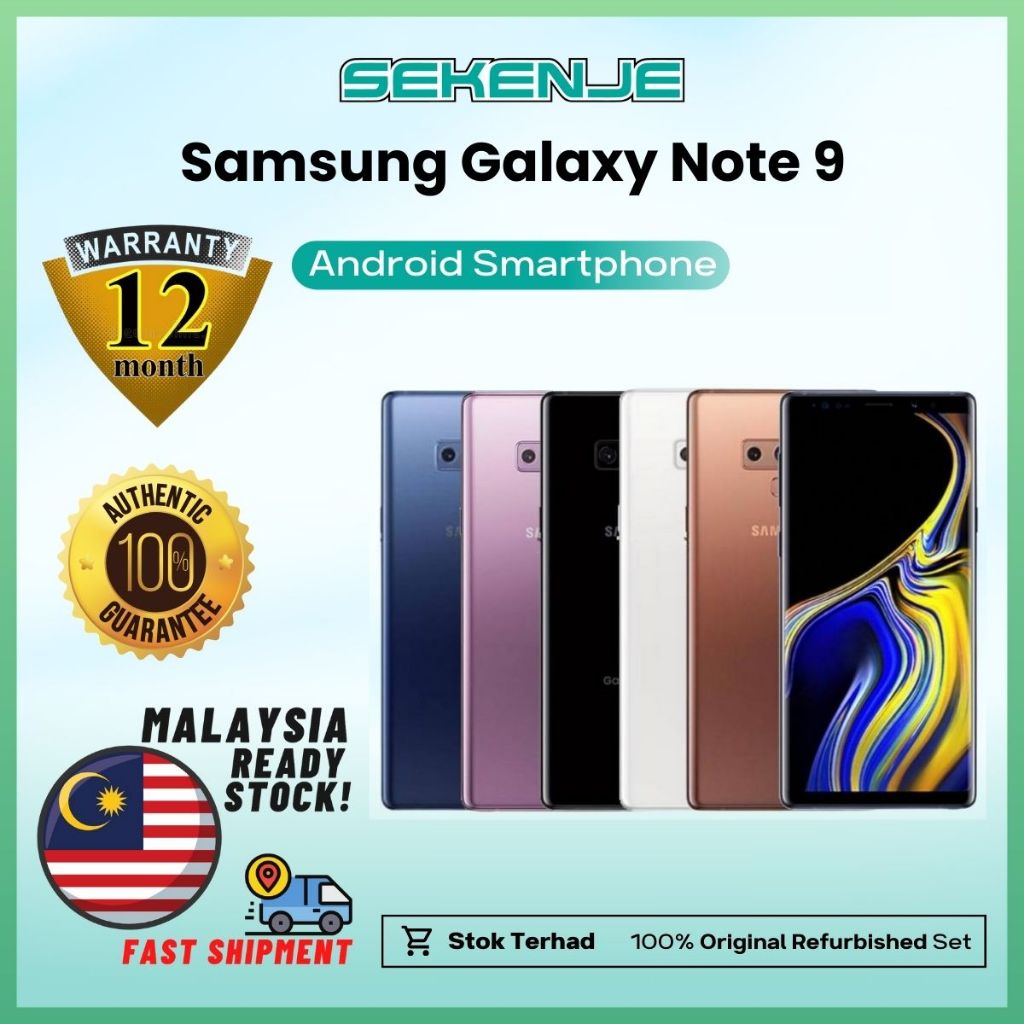 Samsung Galaxy Note 9 128GB + 6GB / 512GB + 8GB RAM 100% Original ...