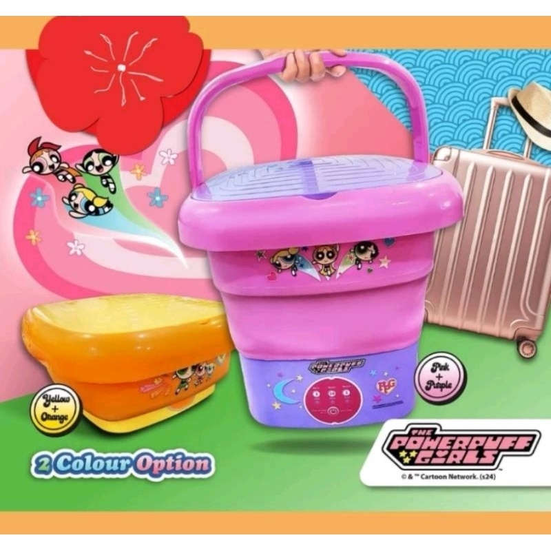Powerpuff Girl Mini Foldable Washing Machine 4.5L | Shopee Malaysia