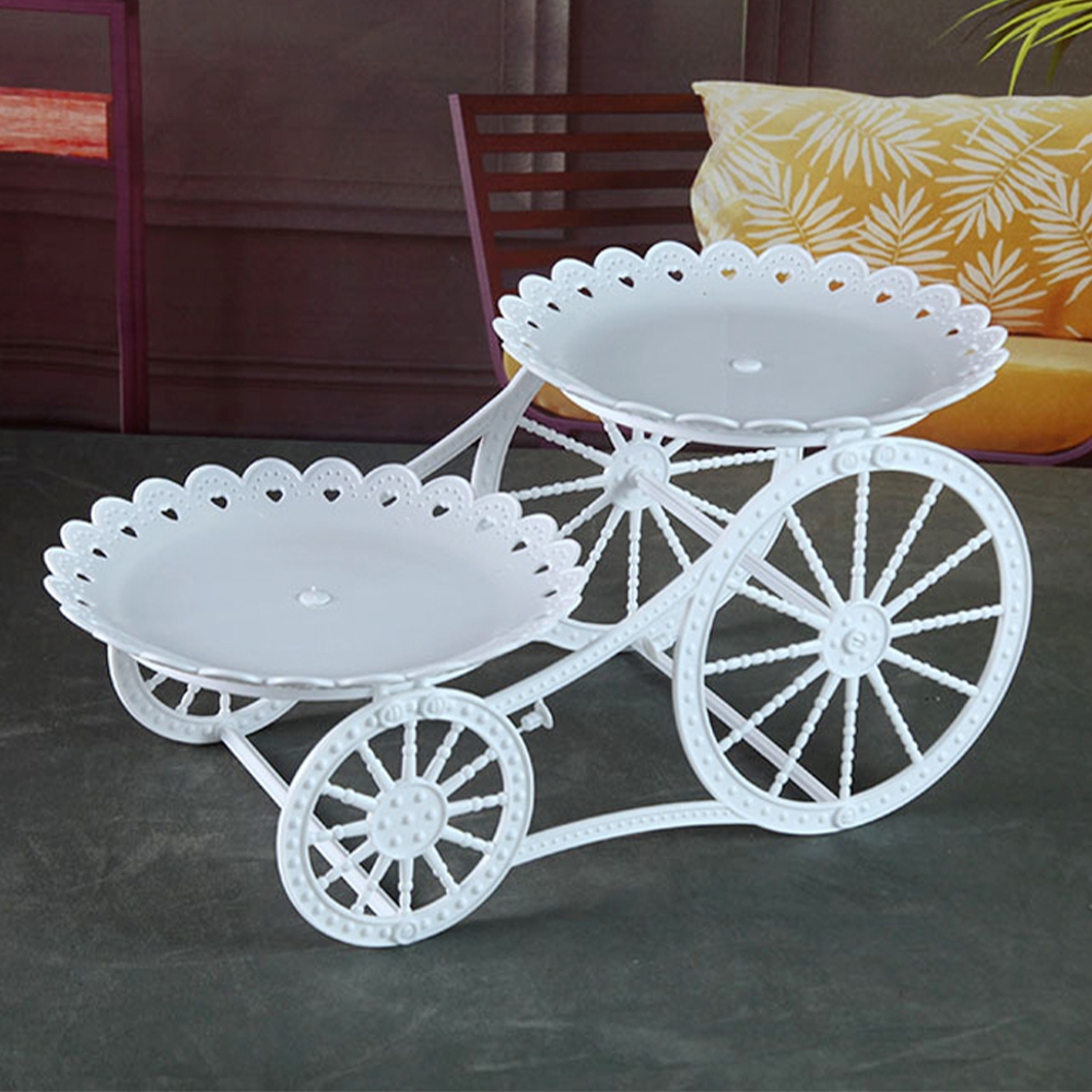2/3 Tier Dessert Display Rack Fruit Tray Cupcake Cake Stand Tea Plate ...