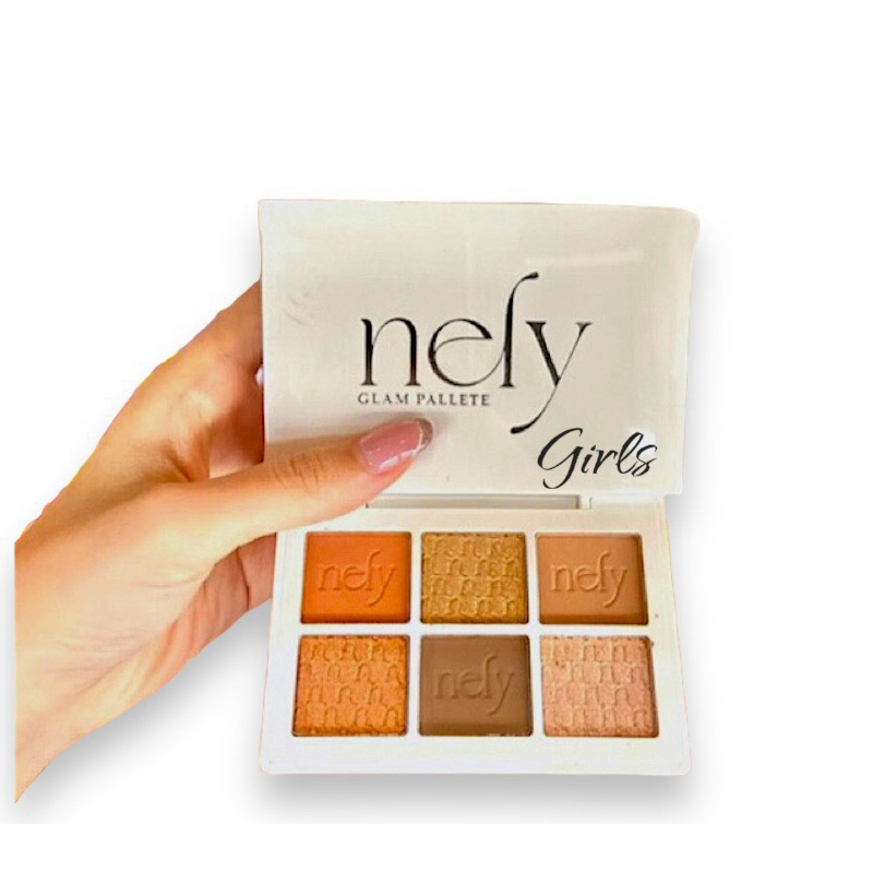 NELY EYESHADOW PALETTE 6in1 highly pigmented colour | Shopee Malaysia