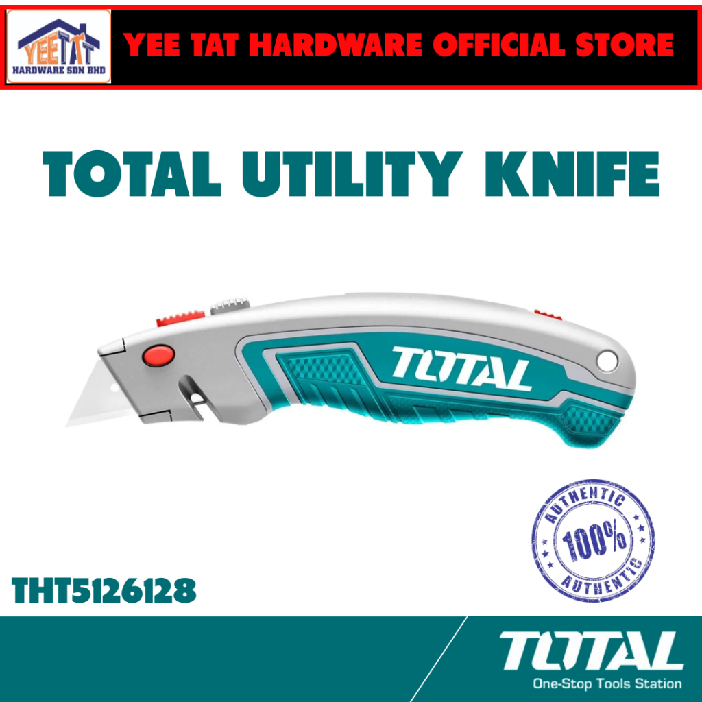 [ TOTAL ] THT5126128 Utility Knife (61mm x 19mm) | Shopee Malaysia