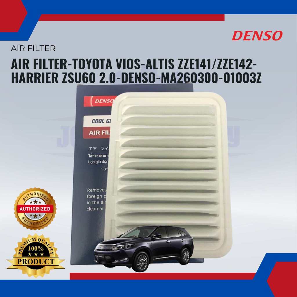 Air Filter-Toyota Vios NCP93-Altis ZZE141 ZZE142-Harrier ZSU60 2.0 ...