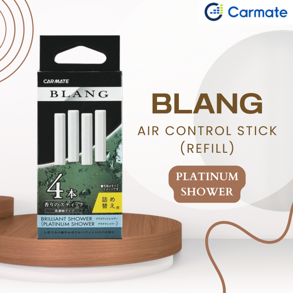 Original Japan Car Perfume CARMATE BLANG Air Stick Refill (4 in 1) PLATINUM SHOWER | Shopee Malaysia